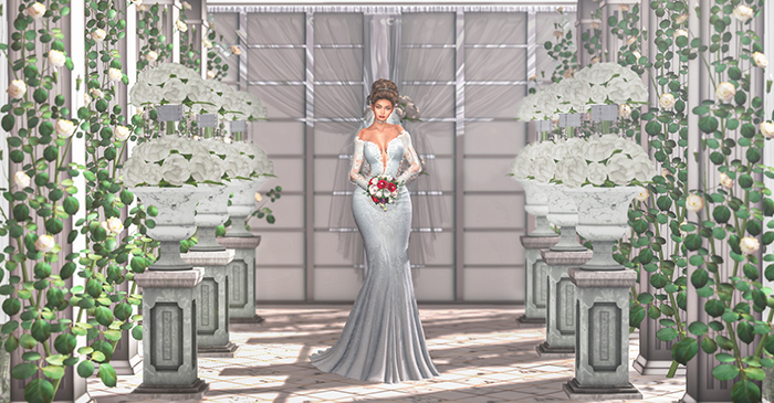 Second Life Marketplace - Serenity Sands Rose Wedding Walk Backdrop ...